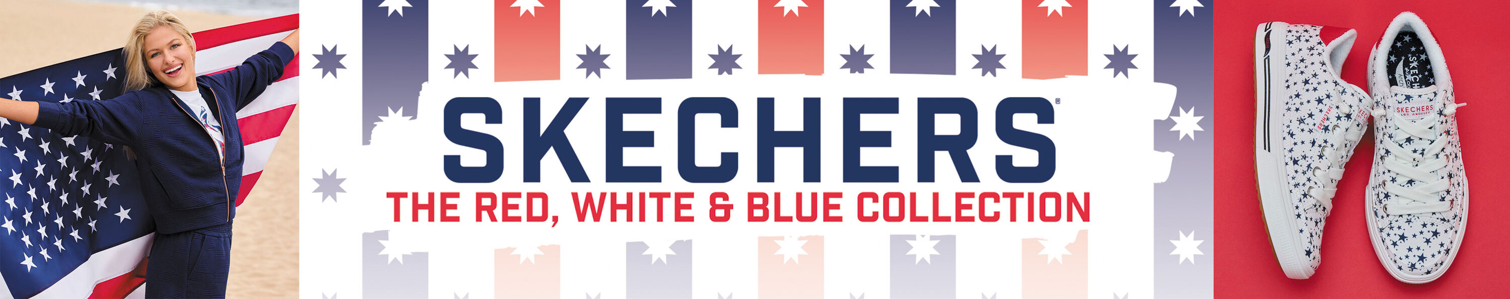 Americana Collection | Patriotic Shoes & Apparel | SKECHERS
